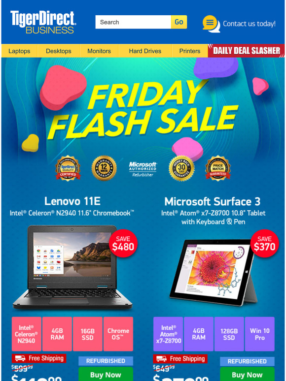 TigerDirect: #FridayPicks! $239 Dell i5 PC w/ 16GB RAM & 256GB SSD | Milled