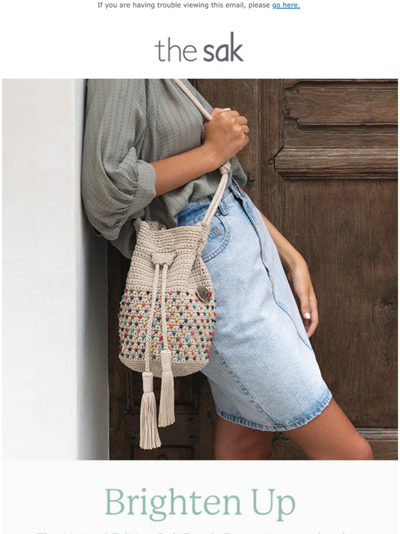 The Sak Bright Beaded Drawstring Bucket Milled the-sak-bright-beaded-drawstring-bucket-milled