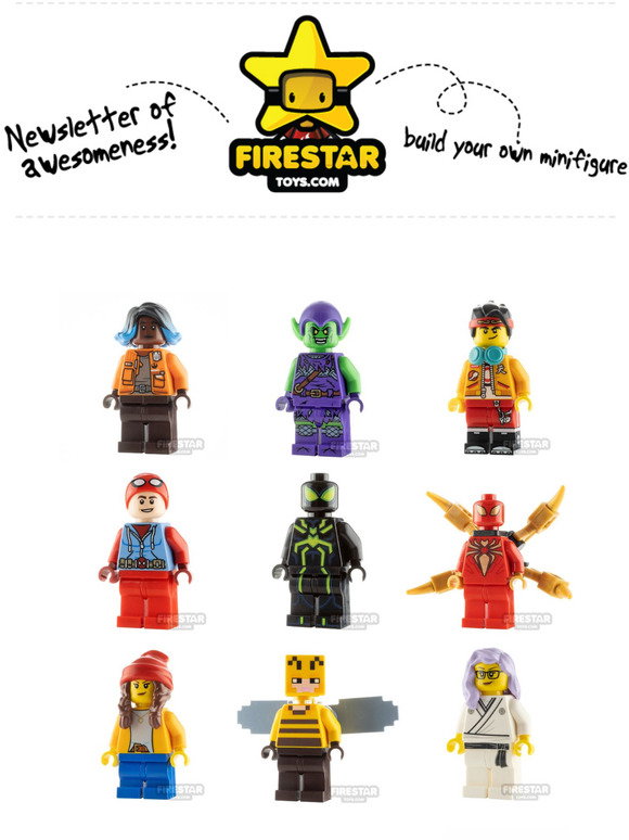Firestar Toys: Awesome new LEGO minifigures | Milled