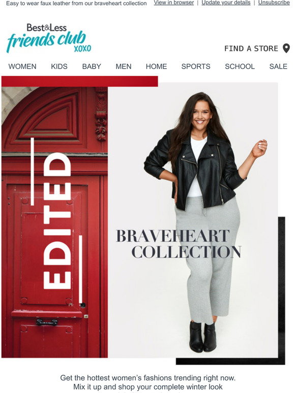 Best & Less: Get ready for winter with the hottest styles! | Milled