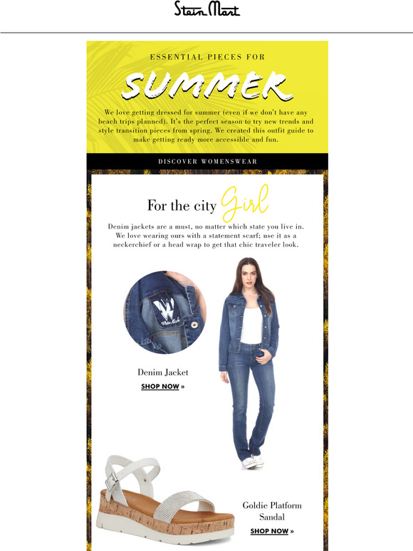 Stein Mart: Step Out, Summer's In | Milled