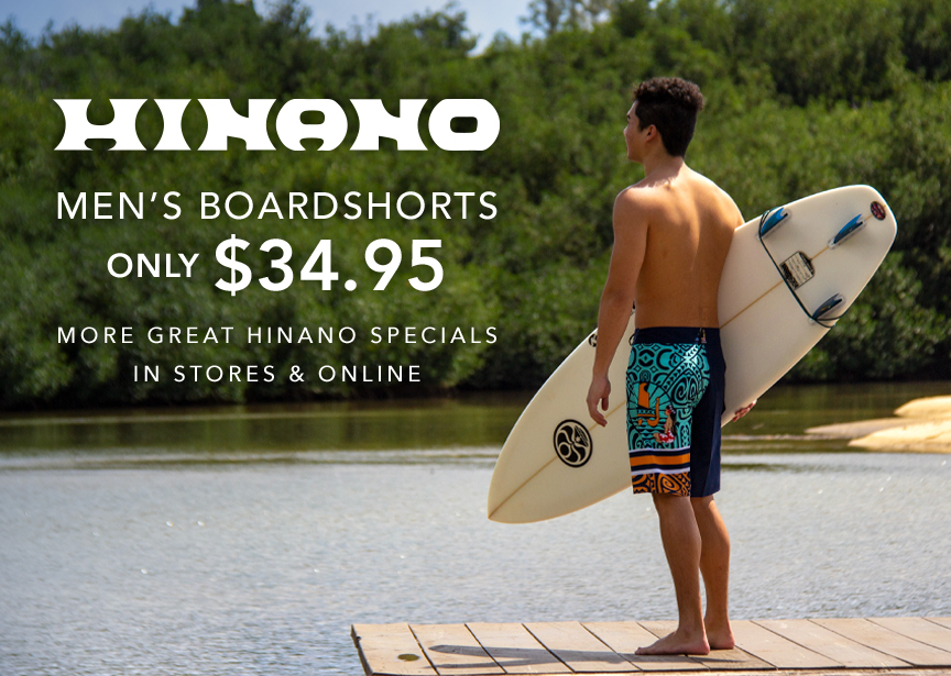 HIC Surf: Hinano Clothing Specials - Now In-Store & Online | Milled