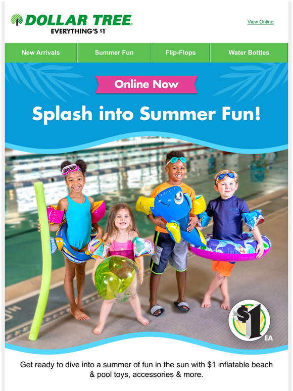 Dollar Tree: -Dive into Summer Savings! | Milled