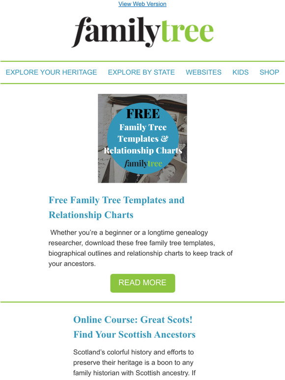 Family Tree Magazine: Free Family Tree Templates and Relationship ...