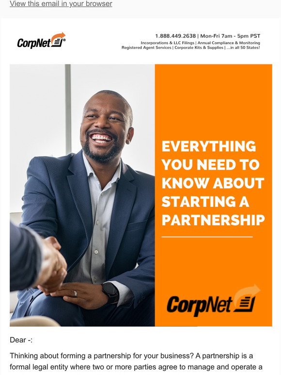 CorpNet: What form of Partnership is best for YOUR business? | Milled
