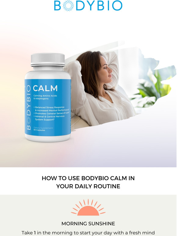 BodyBio: 5 Ways To Use BodyBio Calm | Milled