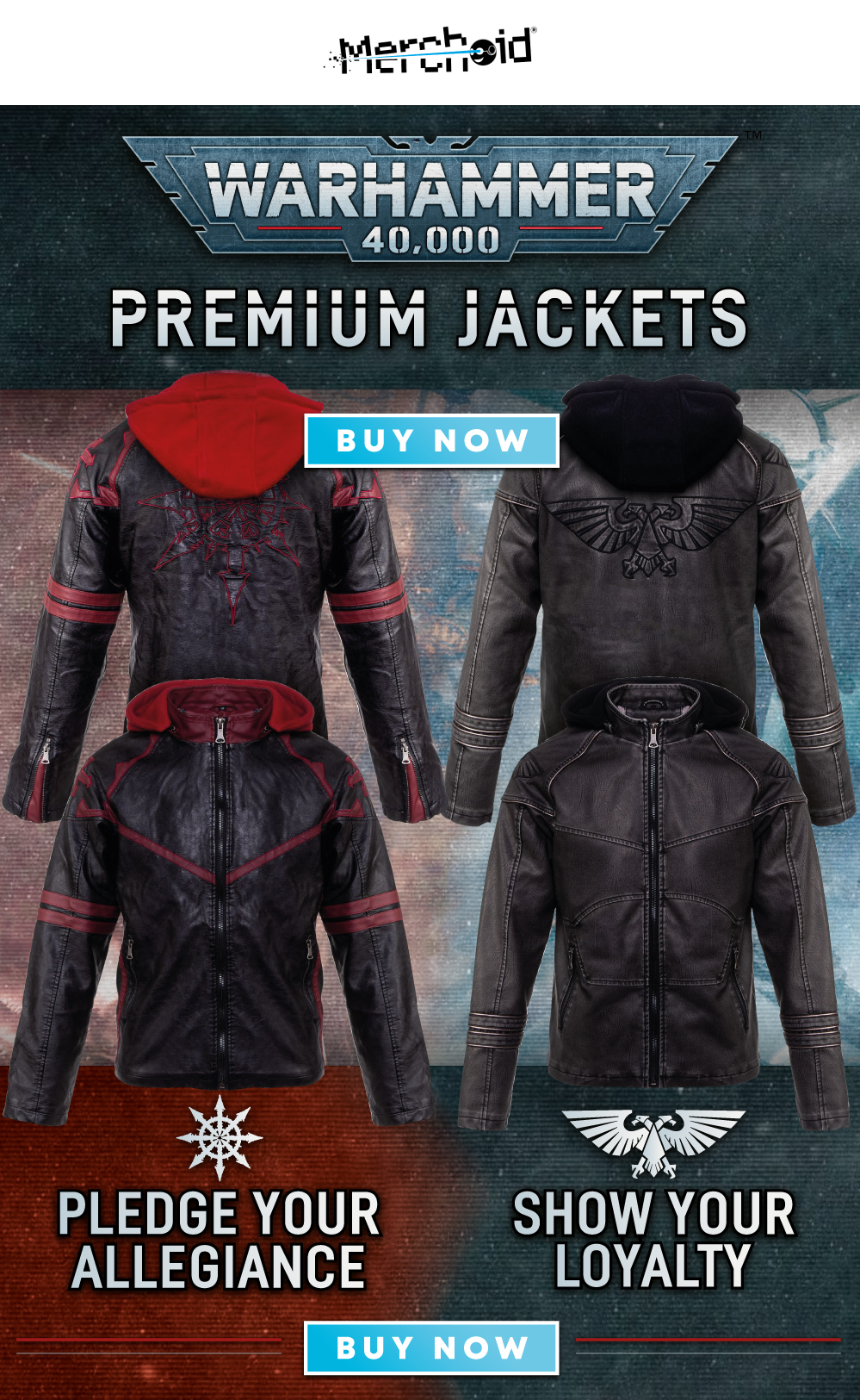 Merchoid: Warhammer 40,000 Jackets | Milled