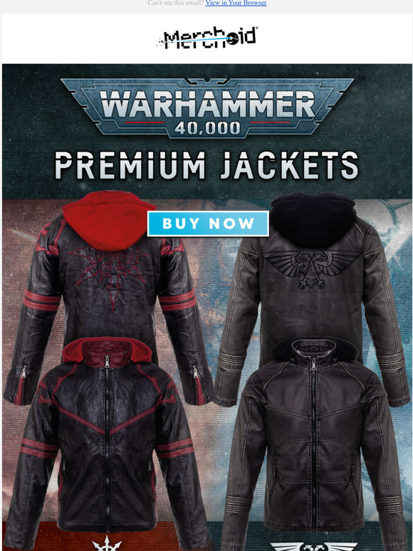 Merchoid: Warhammer 40,000 Jackets | Milled