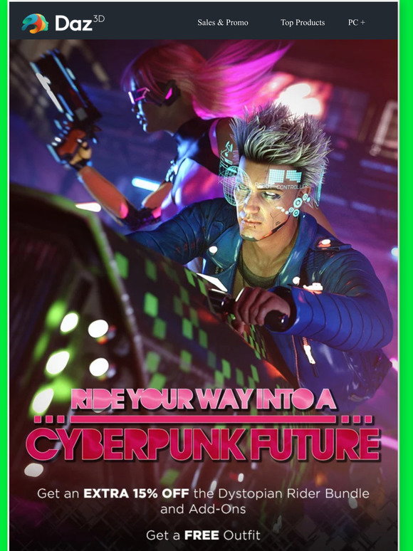 DAZ 3D: Ride Your Way into a CyberPunk Future | Milled