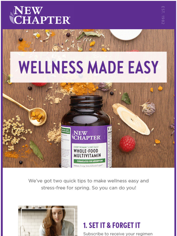 New Chapter: Wellness Made Easy | Milled