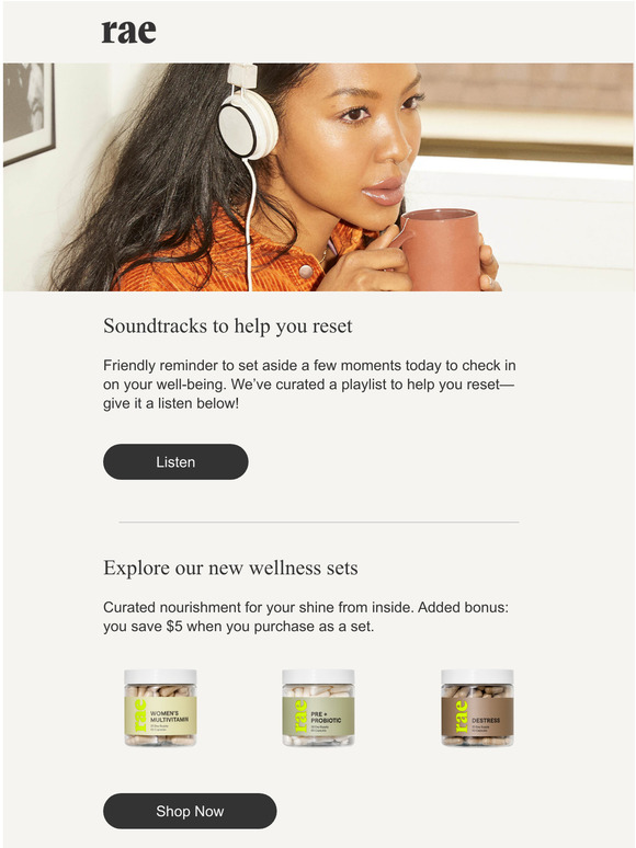 Rae Wellness: On repeat | Milled