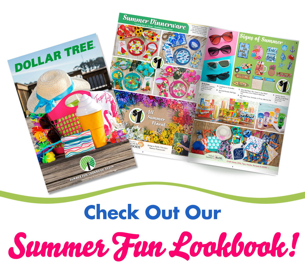 Dollar Tree: Our NEW Summer Fun Lookbook is Here! | Milled