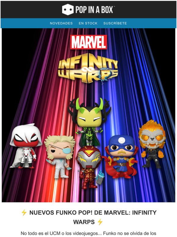 Pop In A Box: Funko Marvel: Llegan los Pops de Infinity Warps! | Milled