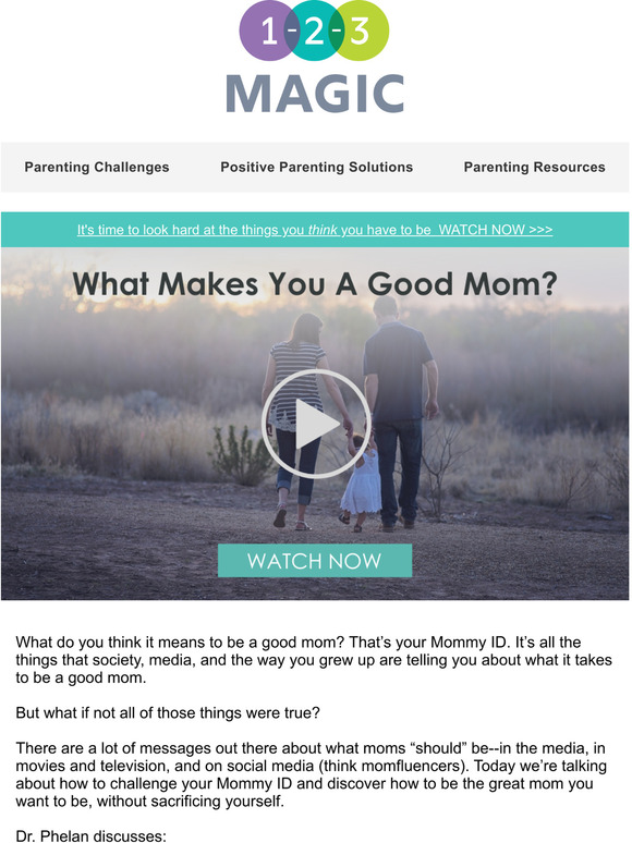 1-2-3 Magic Parenting: What Makes You A Good Mom? | Milled