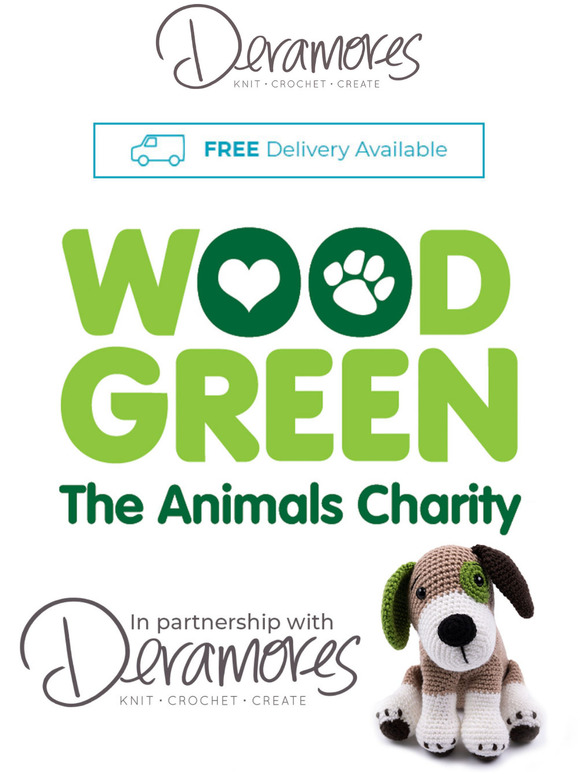 Deramores: We are partnering with Wood Green Animal Charity! + 20% OFF ...