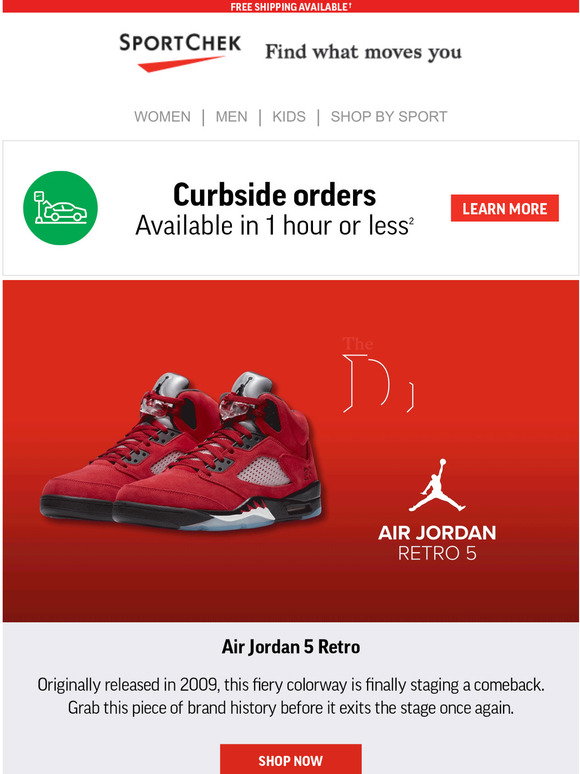 SportChek: The Drop: Nike Air Jordan 5 Retro | Milled