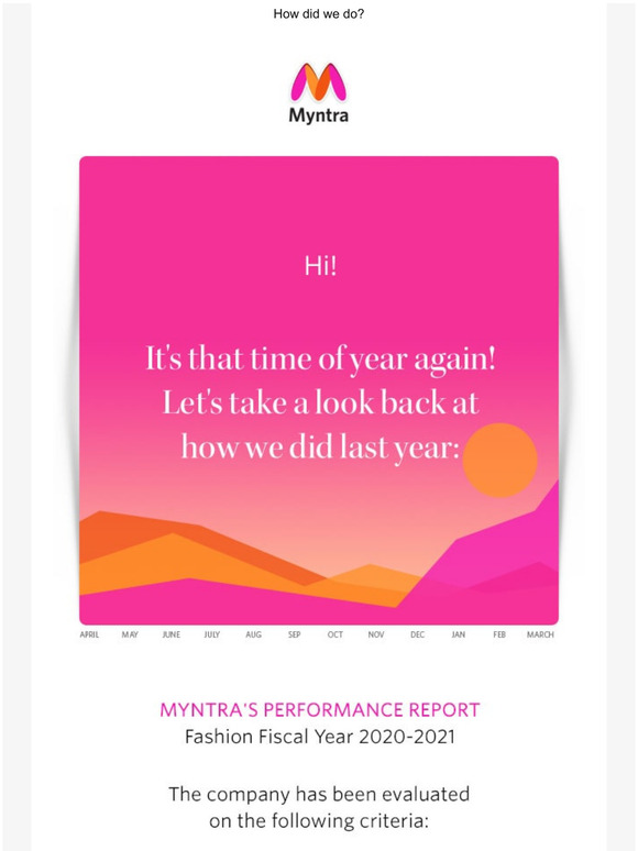 Myntra: Myntra Appraisal Report 2020-2021 | Milled