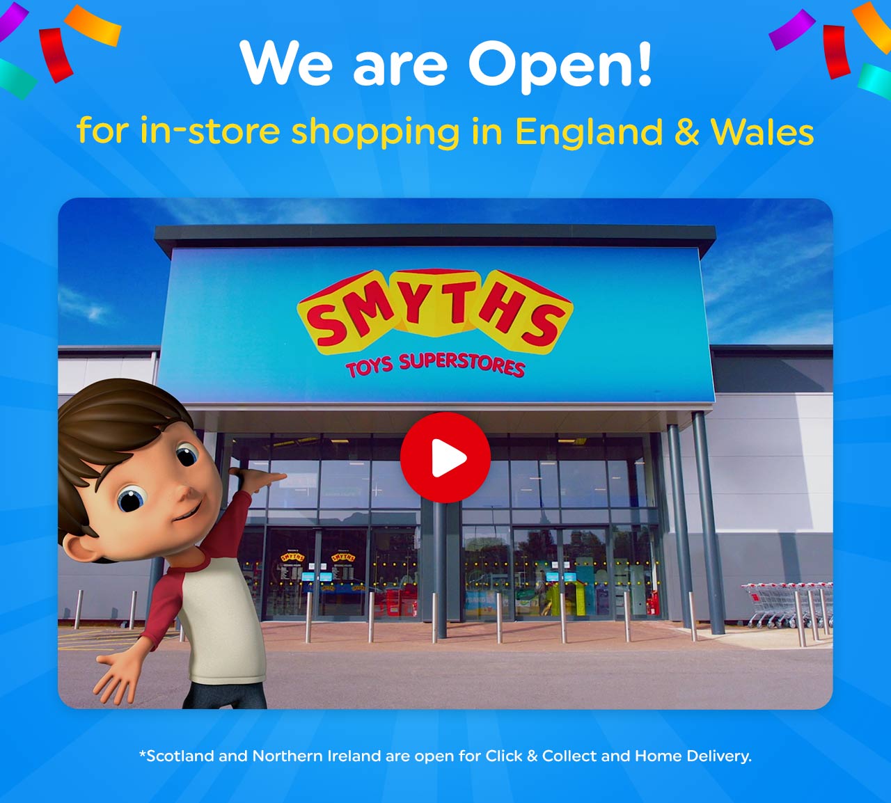 Smyths Toys: We are open! | Milled