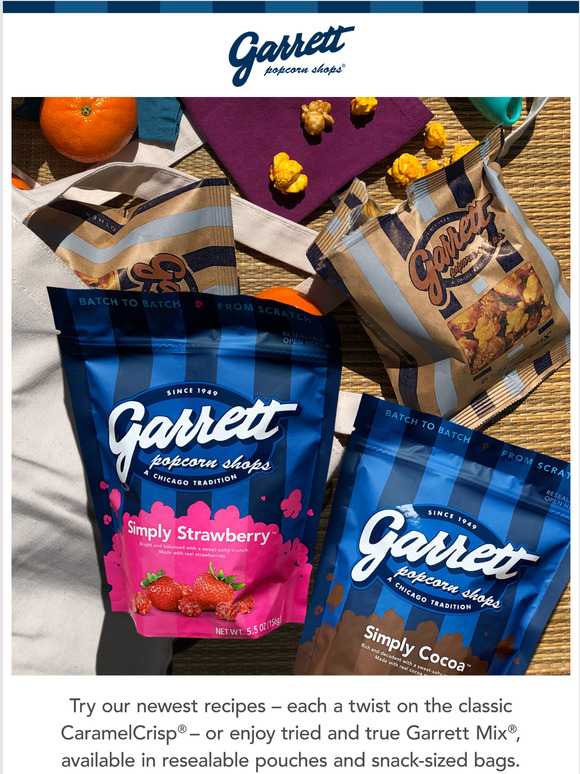 Garrett Popcorn: Garrett Popcorn on the Go! | Milled