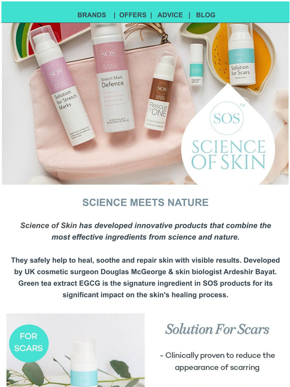 Dermacare: Meet The Award Winning Brand SOS - Science Of Skin | Milled
