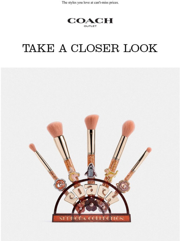 Coach: The Coach X Sephora Collection Tea Rose Brush Set Is ALMOST ...
