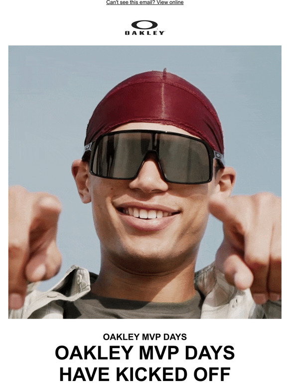 Oakley: Oakley MVP Days Have Kicked Off | Milled