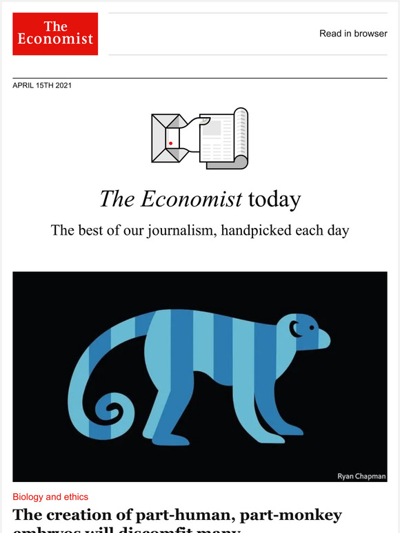 The Economist: The creation of part-human, part-monkey embryos will ...