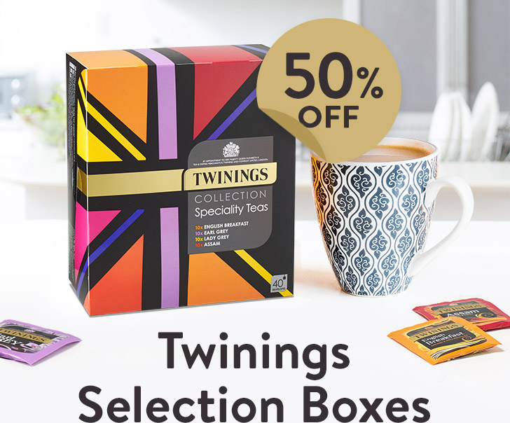 Twinings: 50% off Twinings Selection Boxes & Signature Blends | Milled
