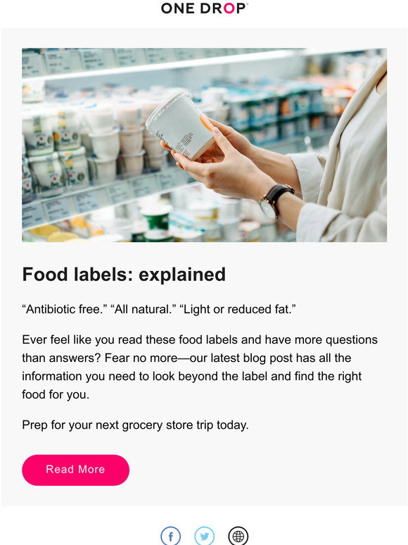 OneDrop: Decoding food labels | Milled