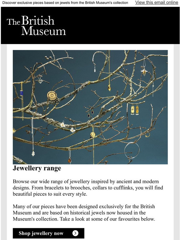 British Museum: Jewellery inspired by history | Milled