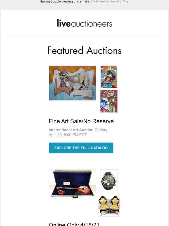 LiveAuctioneers: Auctions Ending Soon | Milled