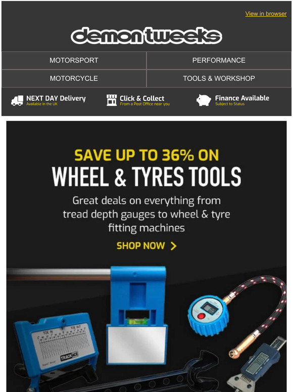 Demon Tweeks: Save up to 36% on wheel and tyre essentials | Milled