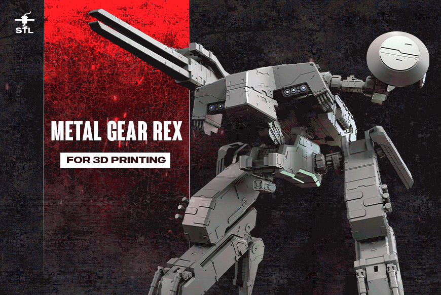 Gambody: Metal Gear REX for Your 3D Printing Action | Milled