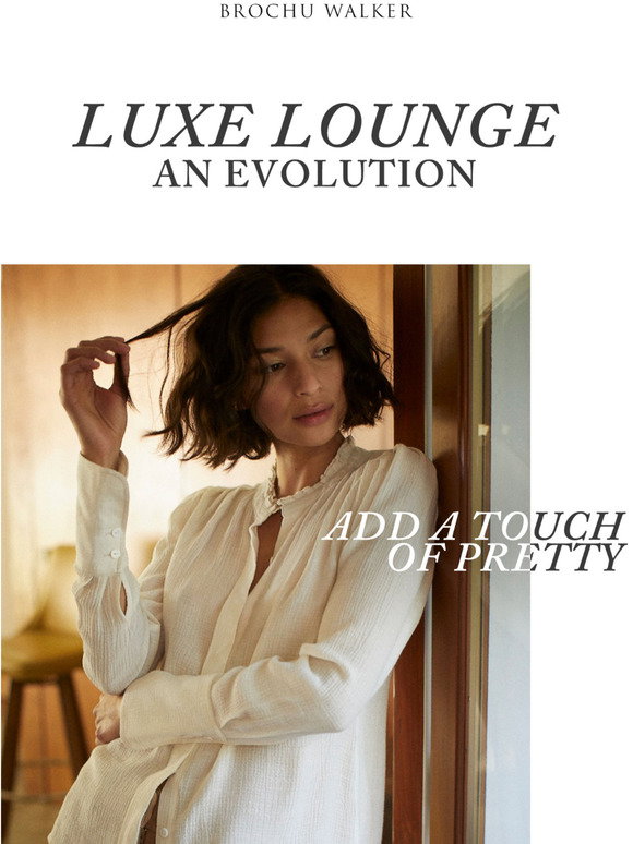 Brochu Walker: The Evolution Of The Luxe Lounge Look | Milled