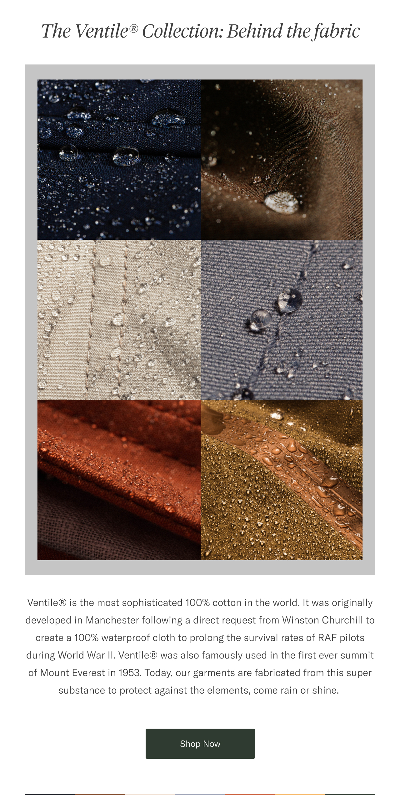 Private White V.C.: The Colour Of Rainwear | Milled