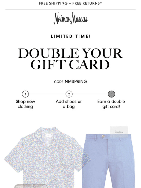 Neiman Marcus: Want a $600 gift card? Build a head-to-toe look | Milled
