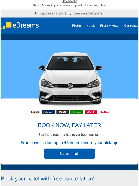 eDreams: Book now, pay later | Milled