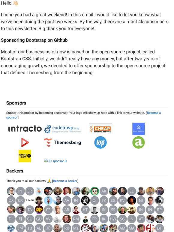 Themesberg: Themesberg update: we're sponsoring Bootstrap, progress on Glassmorphism UI, and a ...