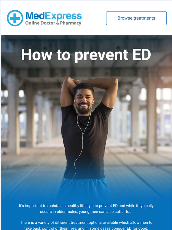 MedExpress: 6 ways to prevent ED - | Milled