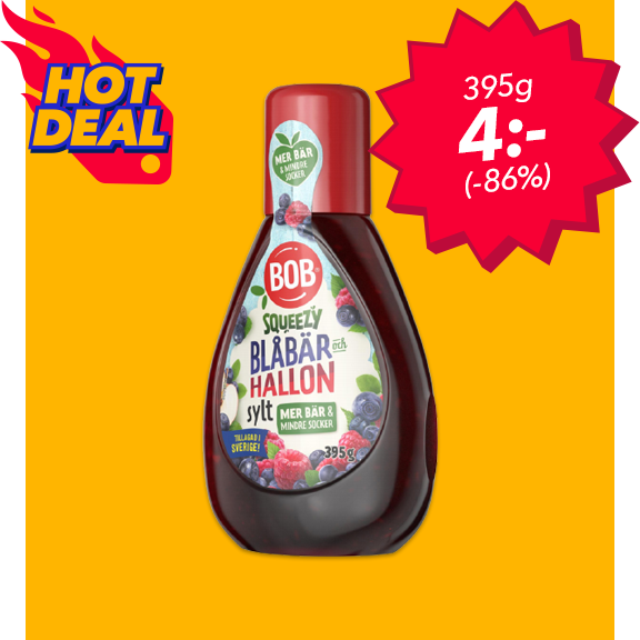 Matsmart: BOB sylt - 4 kr! | Pierre Robert - upp till 78% rabatt! | Milled