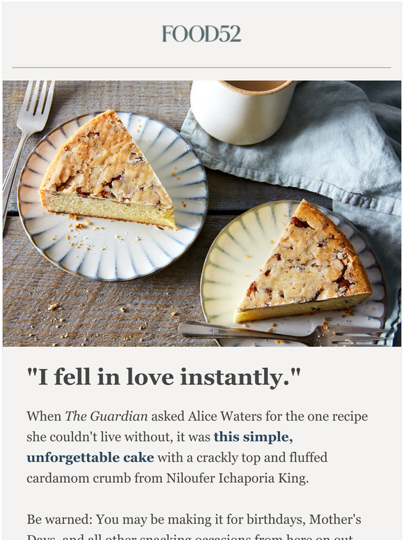 Food52: The iconic cake Alice Waters can't live without. | Milled