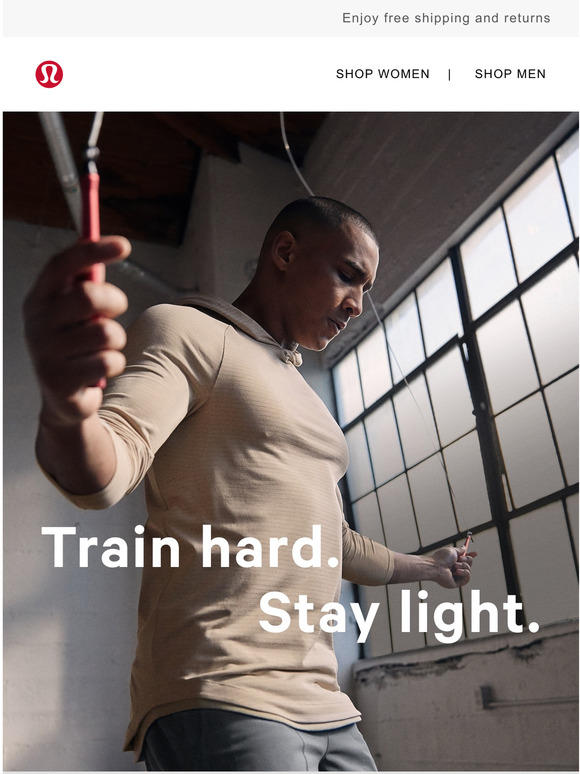 lululemon: Goodbye, wet t-shirt cling. Hello, Drysense. | Milled