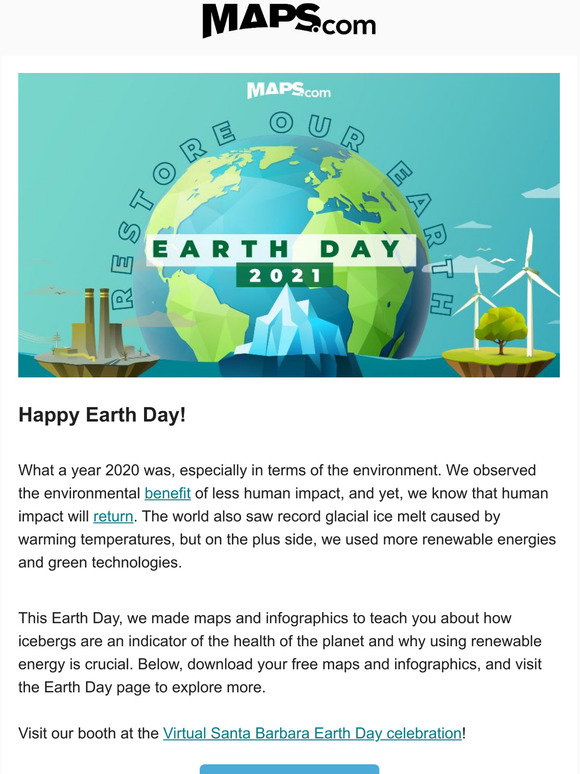 Maps: Happy Earth Day! | Milled