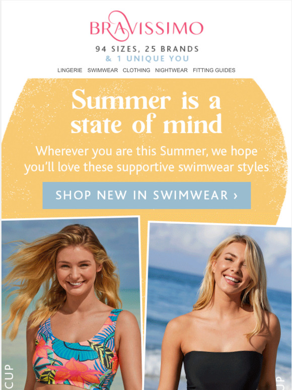 Bravissimo: NEW Supportive Swimwear | Summer is a state of mind! | Milled