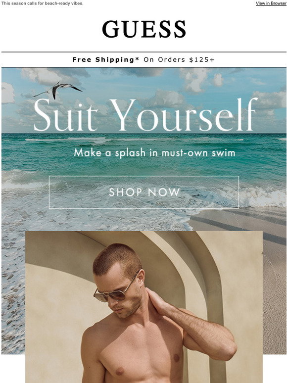 GUESS: Dip Into: Summer Swim | Milled