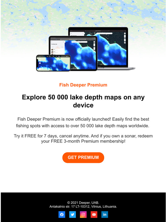 Deeper: Access 50 000+ lake depth maps! | Milled