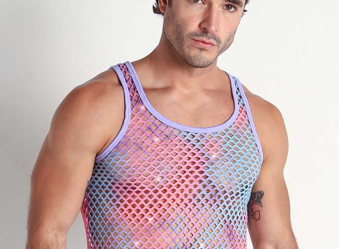 International Jock: New Rick Majors Tie Dye Glitter Mesh | Milled