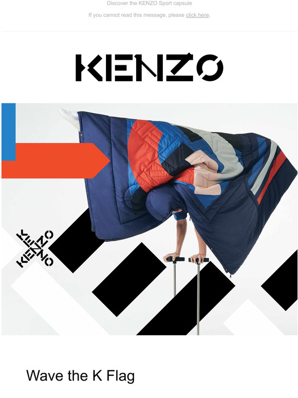 Kenzo: Wave the K Flag: a new signature graphic for KENZO | Milled
