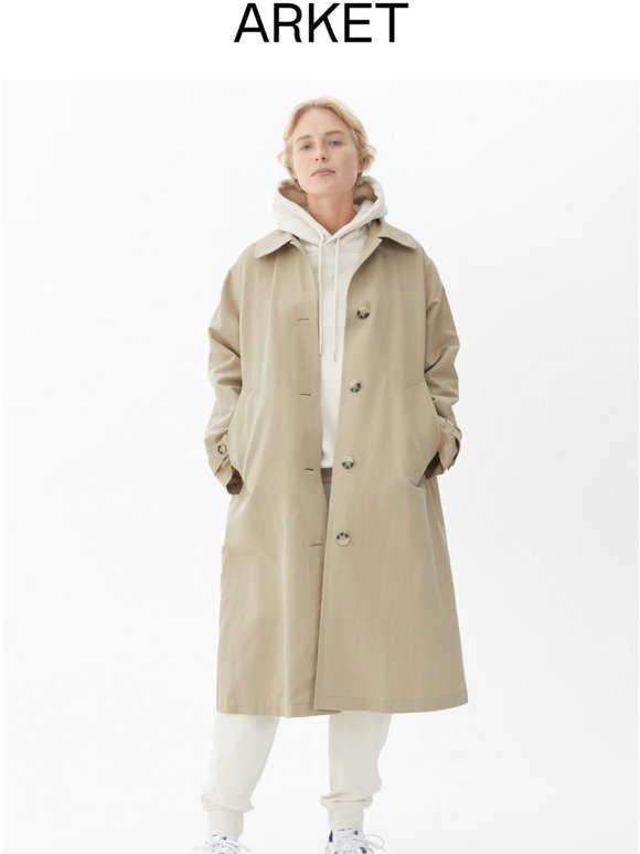 ARKET: Back in stock The linen blend trench coat | Milled