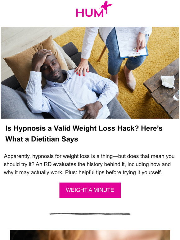 HUM Nutrition: A healthy diet, exercise, and hypnosis? | Milled